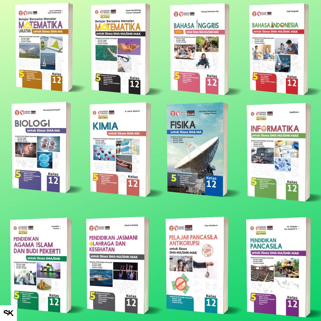 Jual Buku Bahasa Indonesia/Bahasa Inggris/Matematika/Matematika Lanjutan/Fisika/Kimia/Biologi ...
