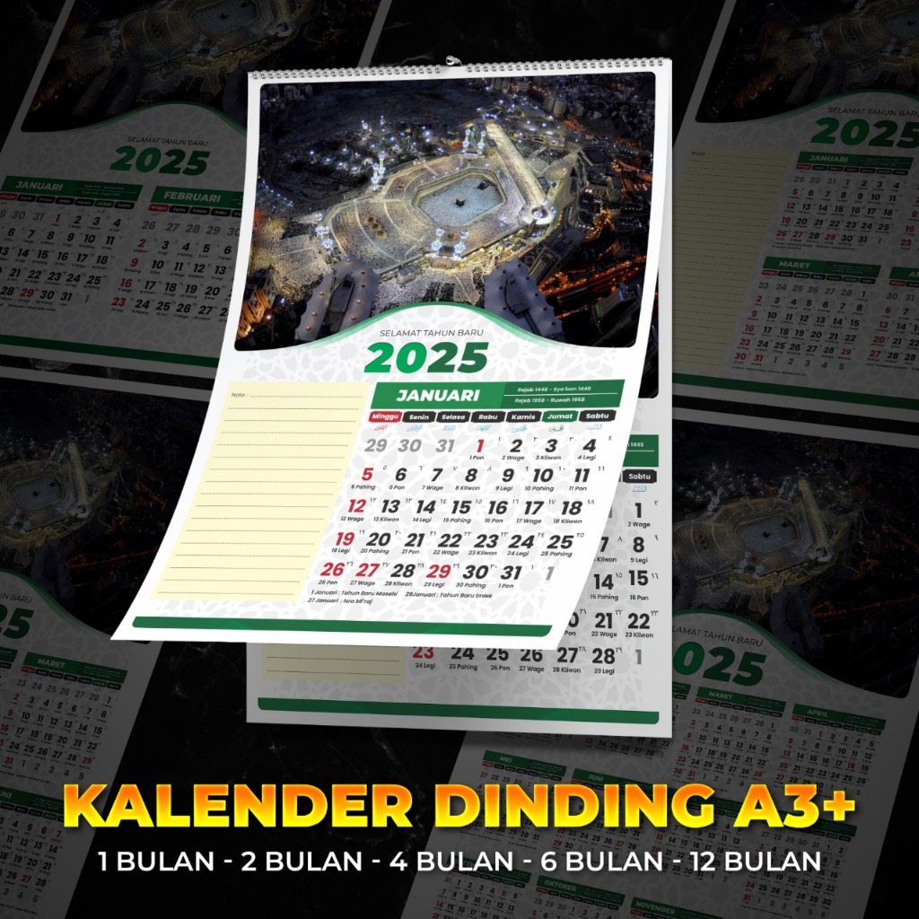 Jual Kalender Dinding, Kalender Partai, Kalender dinding satuan ...