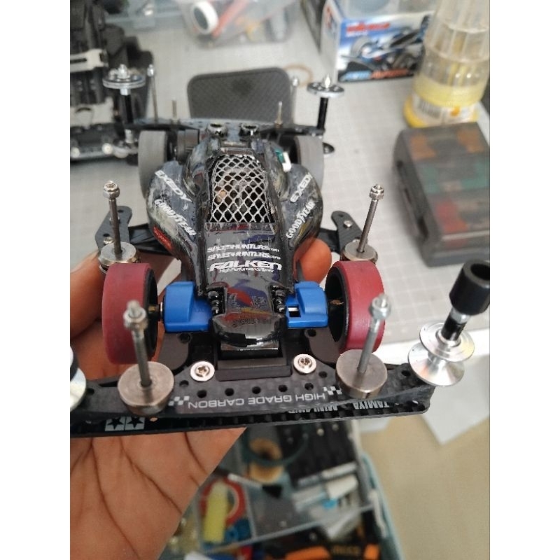 Jual Tamiya Super 2 Carbon Side Damper Bmax RTR Body Custom | Shopee ...