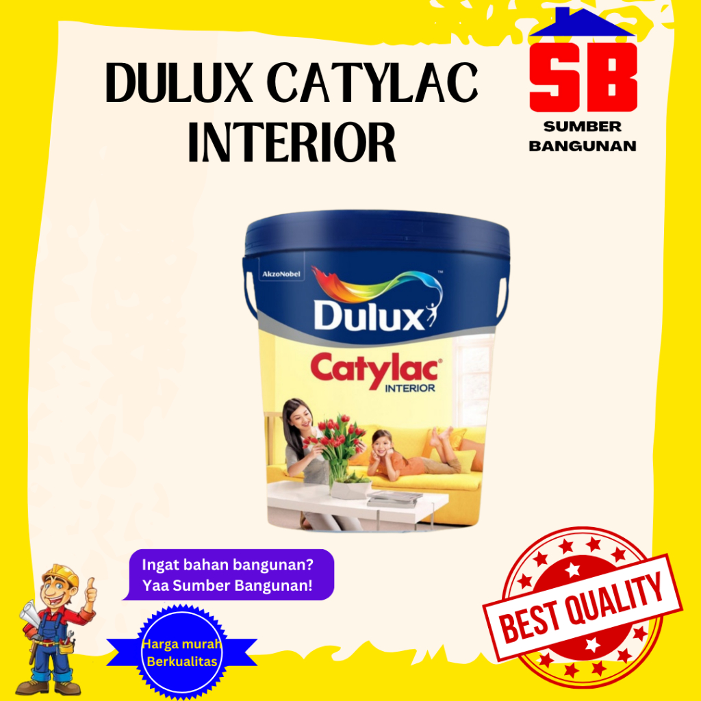 Jual CAT DULUX CATYLAC INTERIOR EXTERIOR 5 KG 25 KG TINTING REQUEST ...
