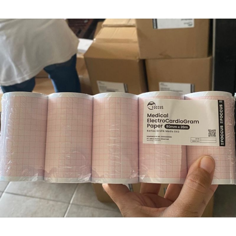 Jual Kertas ECG Paper EKG 80x20 Foccus | Shopee Indonesia