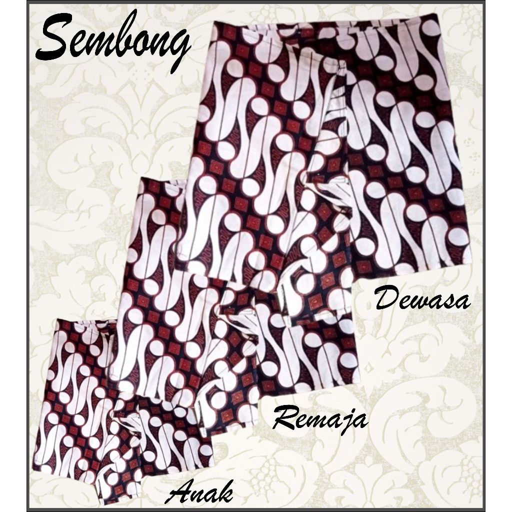Jual SEMBONG BATIK JARIK PARANG BARONG Sembong sapit urang rampek ...