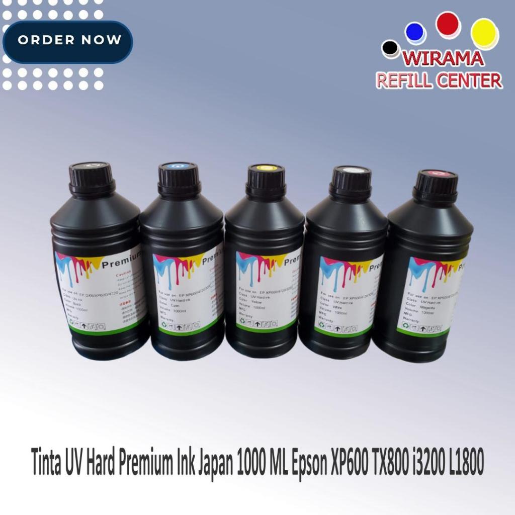 Jual Tinta UV Hard Premium Ink Japan 1000 ML Epson XP600 TX800 i3200 ...