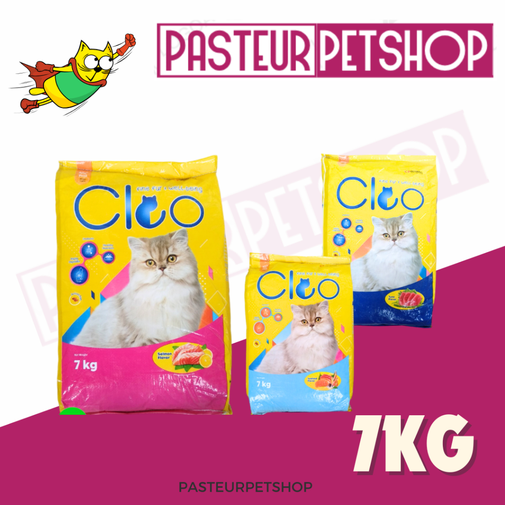 Jual CLEO CAT FOOD 7KG cleo tuna seafood tuna EKSPEDISI | Shopee Indonesia