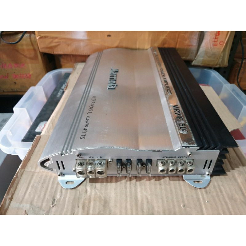 Jual power monoblock mobil 1500watts marriola MRV f1500 second normal ...