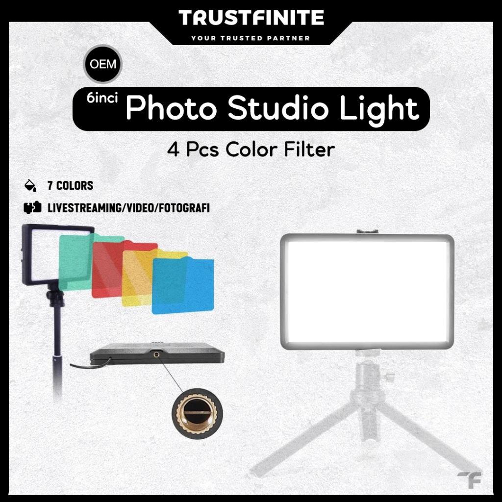 Jual Lampu Photo Studio Light 6 inch 8 inch / Lampu Foto Studio 6 inci ...