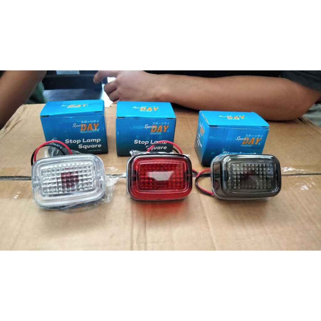 Jual Stoplamp CB C70 Mini Square Lampu Stop Belakang C 70 Custom Model ...