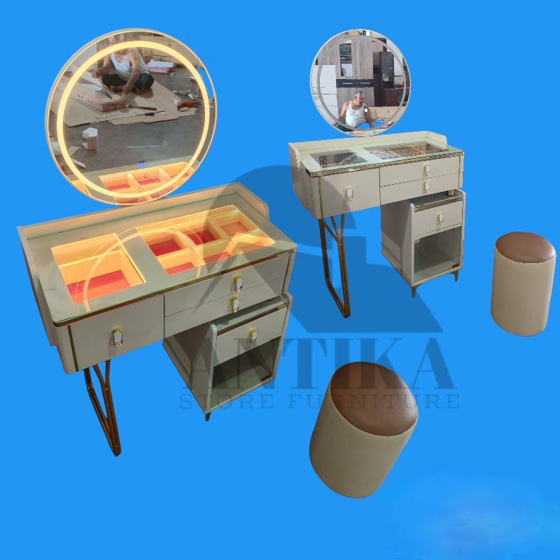 Jual Meja Rias / Meja Rias Lampu ( Redy ) + Kursi + Lampu Sensor ...