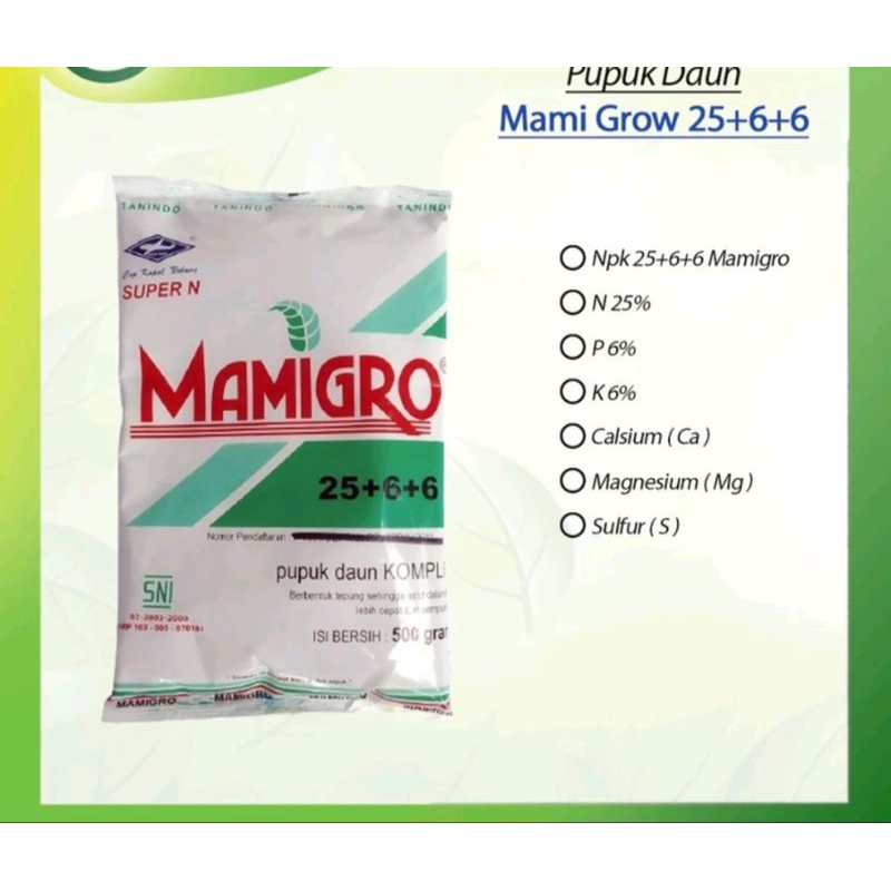 Jual Pupuk Daun Makro Mamigro 1kg | Shopee Indonesia