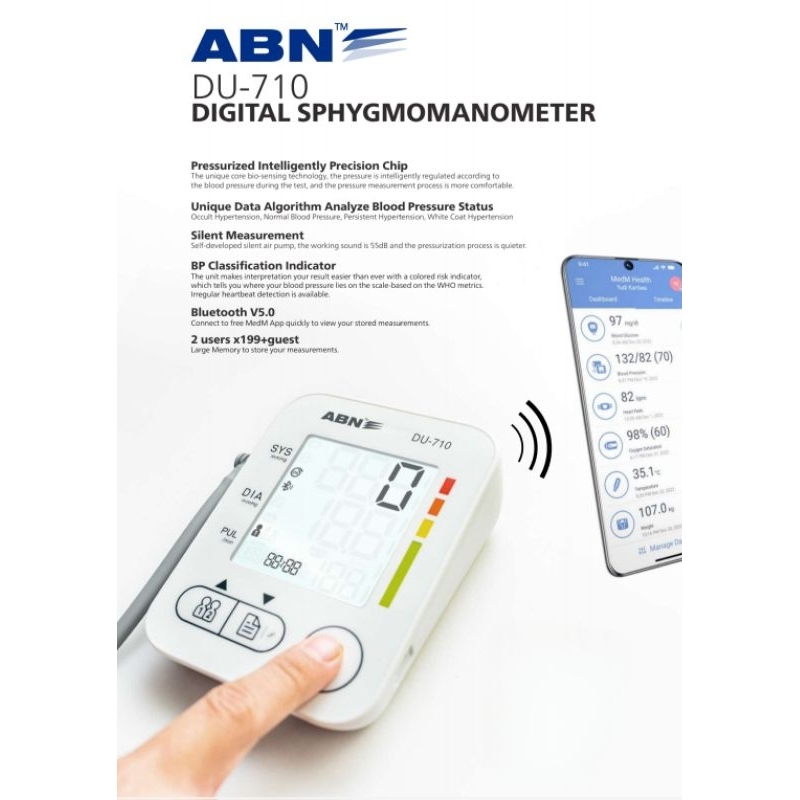 Jual Tensimeter ABN Digital DU 710 atau Tensi Digital | Shopee Indonesia