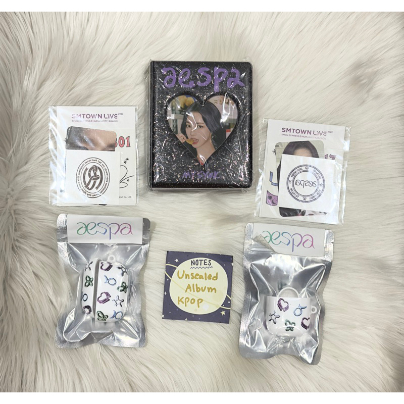 Jual (SEALED) OFFICIAL Aespa My Synk Merchandise MD Karina collect book kolbuk smcu at tatto ...