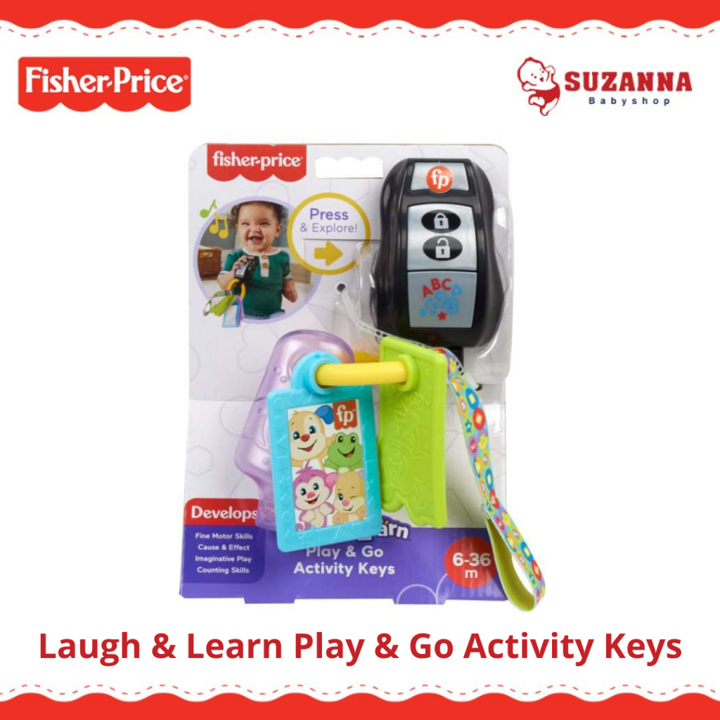 Jual Fisher Price Laugh & Learn Play & Go Activity Keys Learning Toy - Mainan Anak | Shopee ...