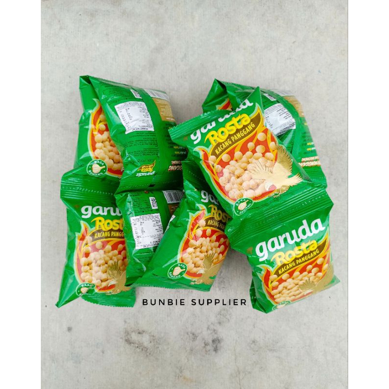 Jual Garuda Rosta Kacang Panggang 11gr x 10pcs (RENCENG) | Shopee Indonesia