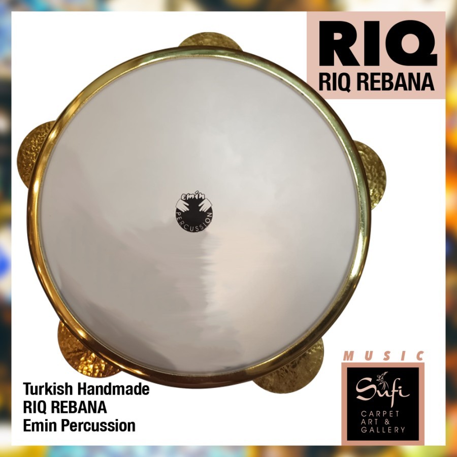 Jual Riq Rebana by Emin Percussion Plain 23 cm Handmade Turki | Shopee ...