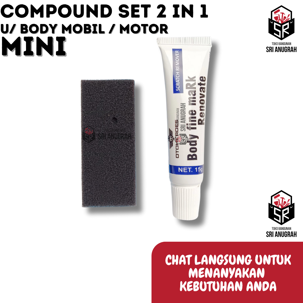 Jual Body Compound Obat Penghilang Baret Lecet Mobil Motor Polish Wax ...