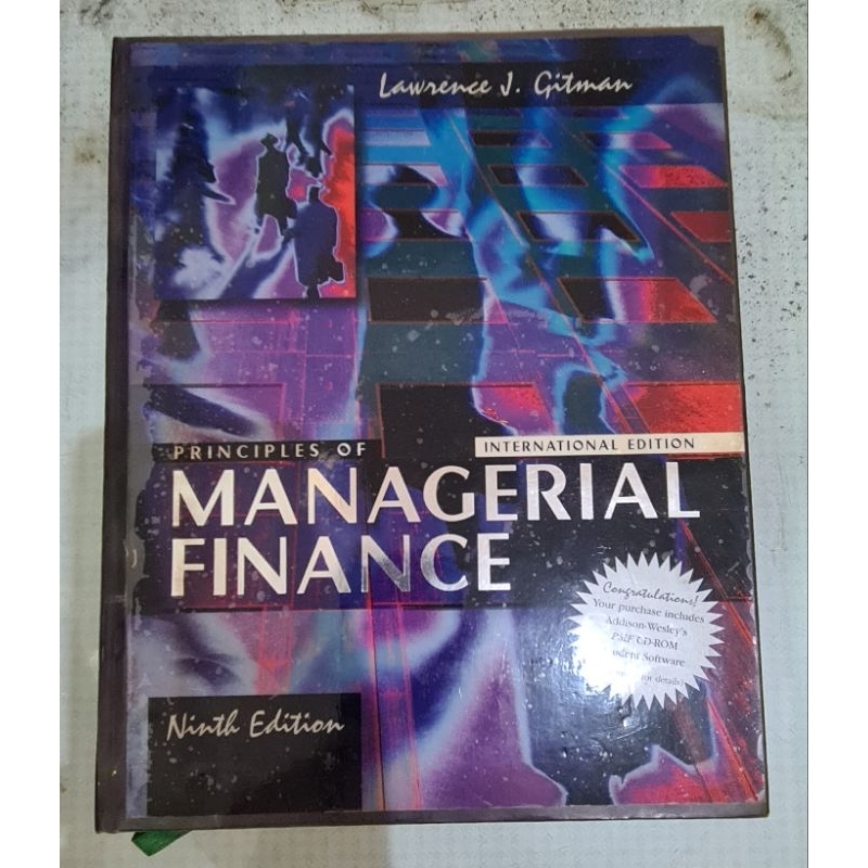 Jual Buku Principles of Managerial Finance Ninth Edition- Lawrence J ...