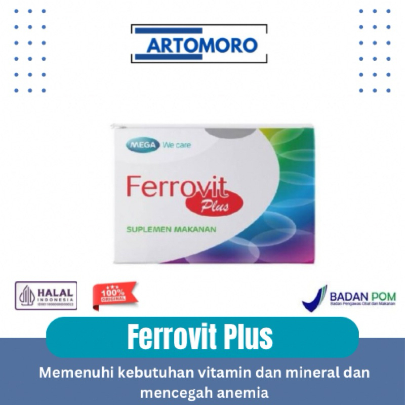 Jual Ferrovit Plus / Ferrovit /vitamin penambah darah | Shopee Indonesia