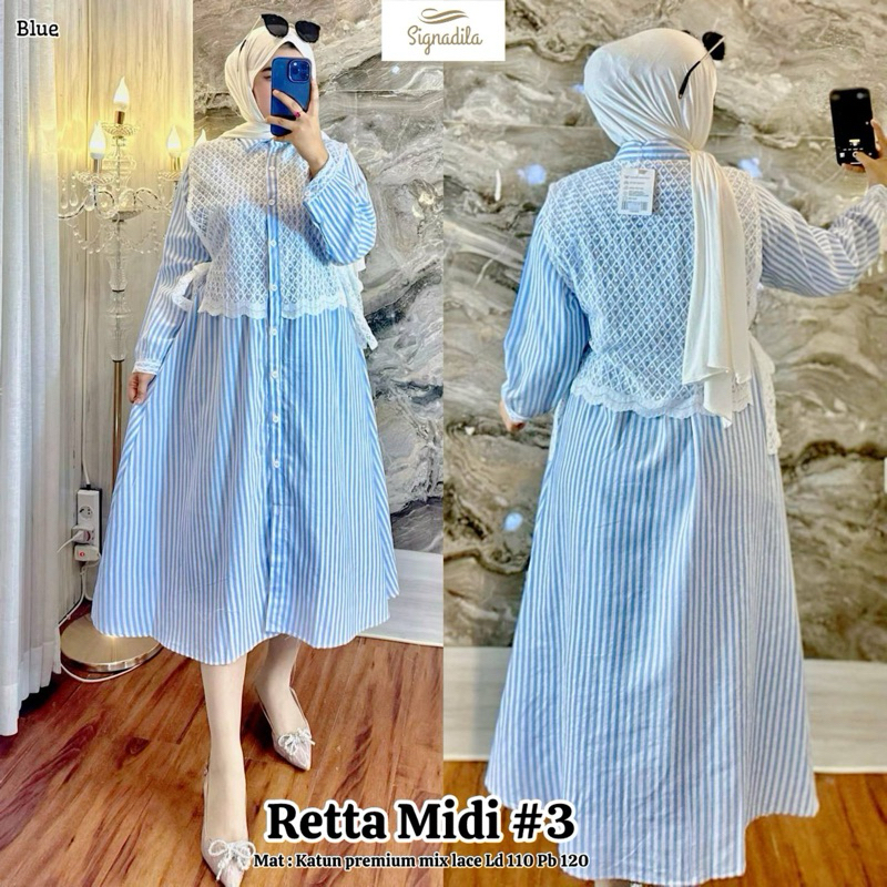 Jual RETTA MIDI DRESS BY SIGNADILA | Shopee Indonesia