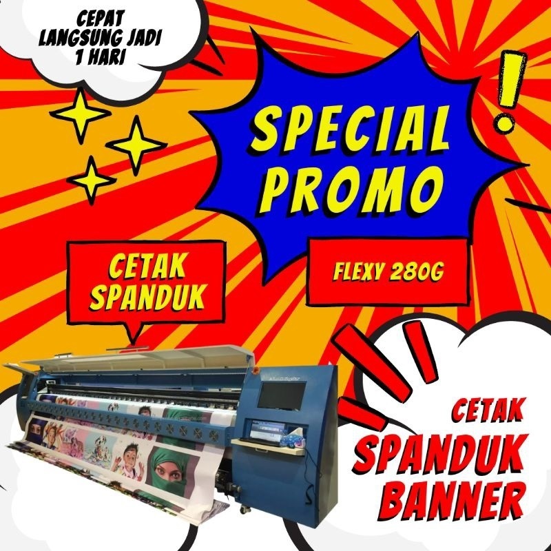 Jual Cetak Banner / Spanduk bahan tebal 300gr free design grafis ...
