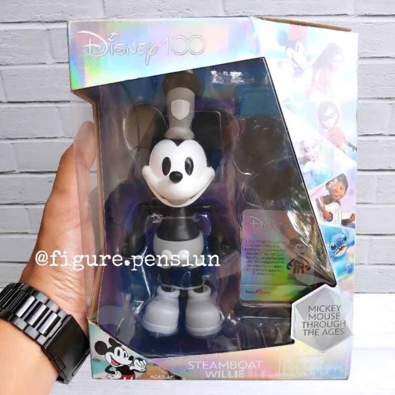 Jual DISNEY 100 STEAMBOAT WILLIE MICKEY MOUSE THROUGH THE AGES HEAD ...
