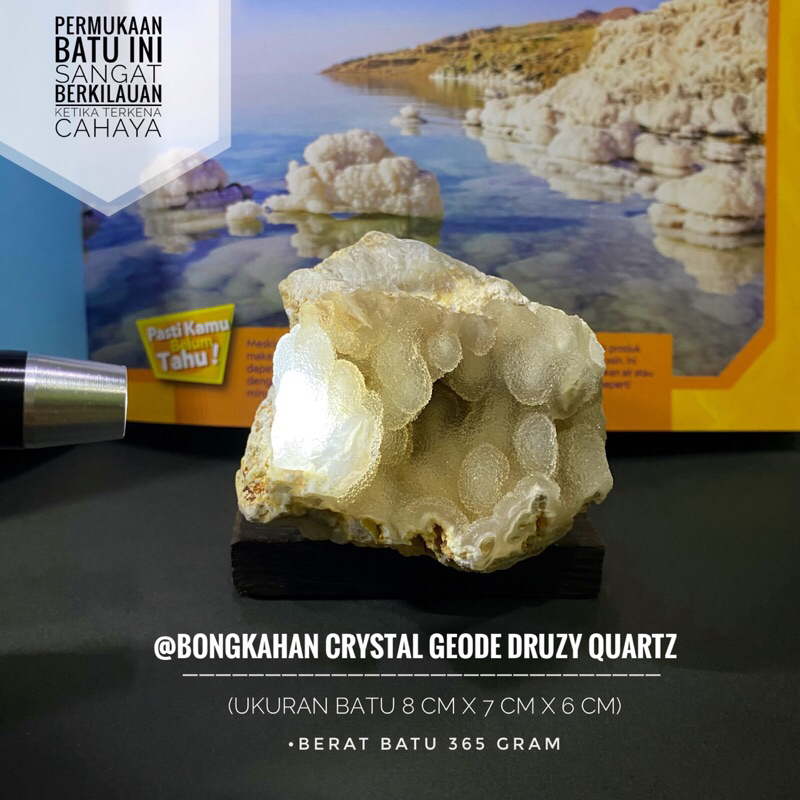Jual Bongkahan Crystal Druzy Botryoidal Quartz L49 atau Batu Kristal ...