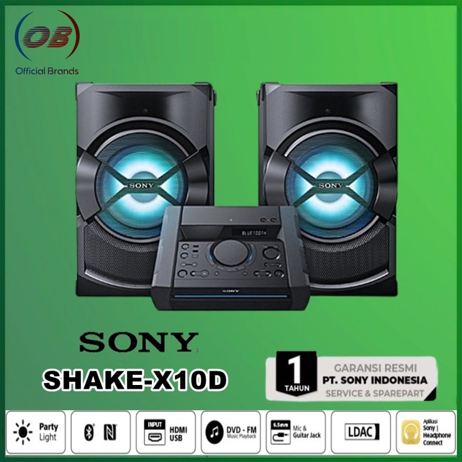 Jual Sony SHAKE-X10D X10 D High Power Home Audio System Bluetooth ...