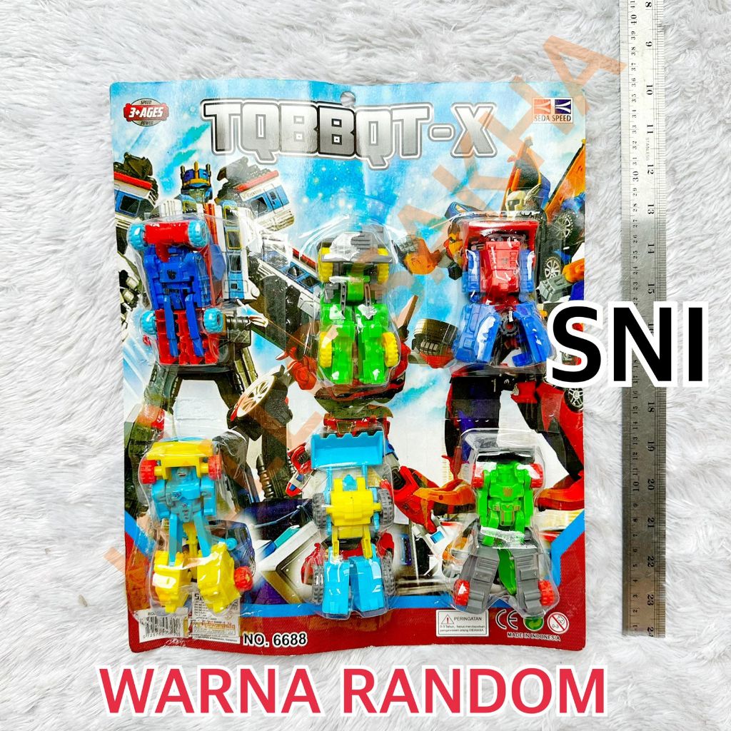 Jual MAINAN NO. 6688 DAN R6699 TRANSFORM ROBOT TOBBOT-X TQBBQT-X MERK ...