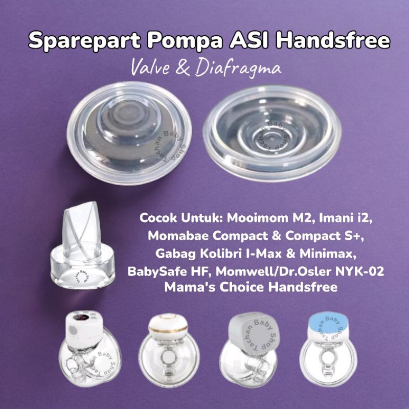 Jual Sparepart Pompa ASI Handsfree Valve Diafragma Mooimom m2, imani i2 ...