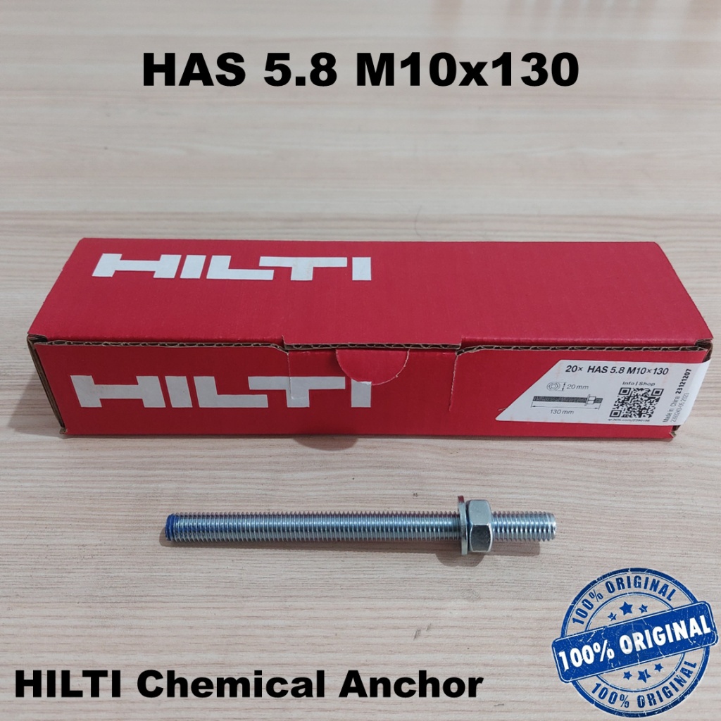 Jual Angkur HILTI HAS 5.8 M10x130 Chemical Angkur | Shopee Indonesia