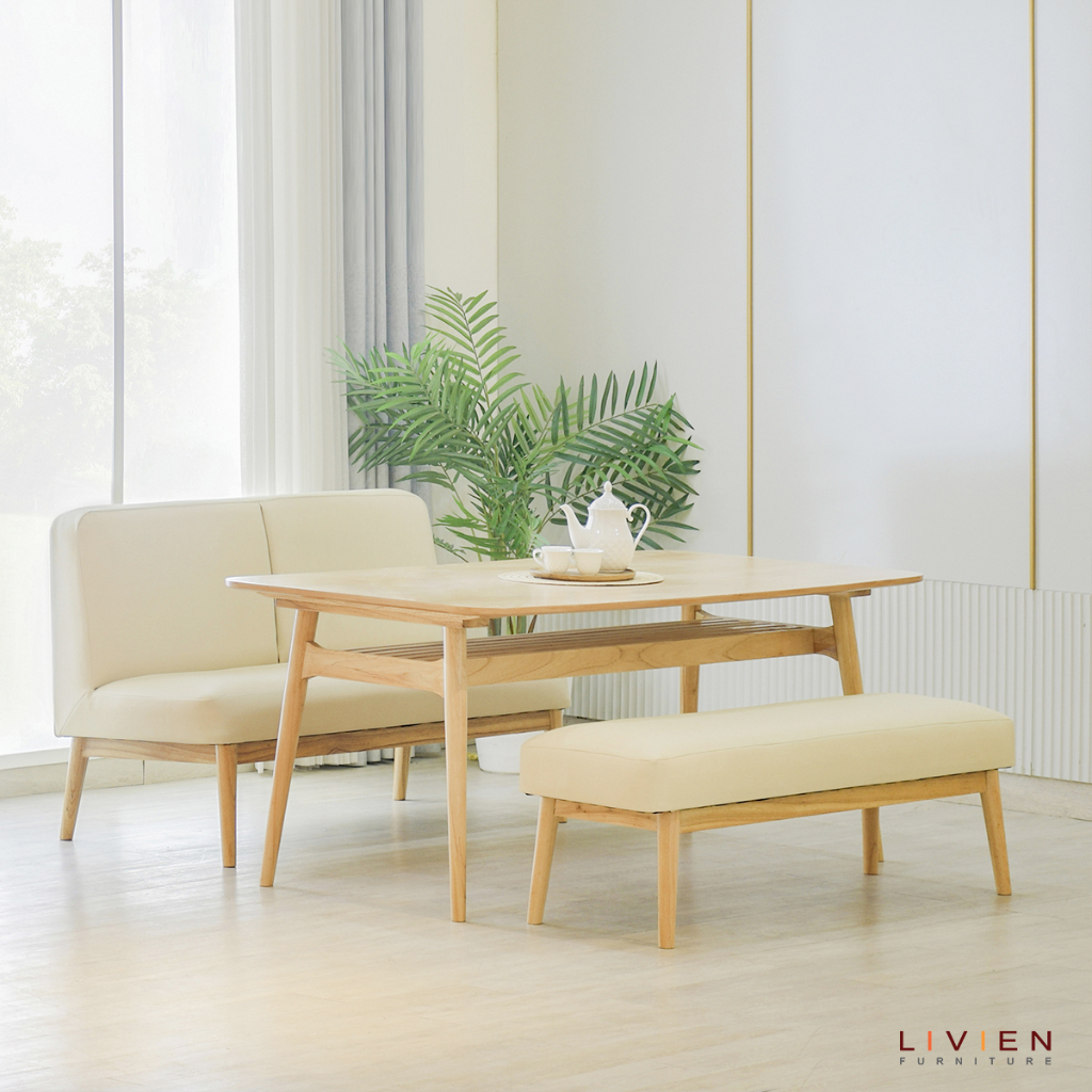 Jual LIVIEN Meja Makan Ello Dining Set Table / Living and Dining Set ...