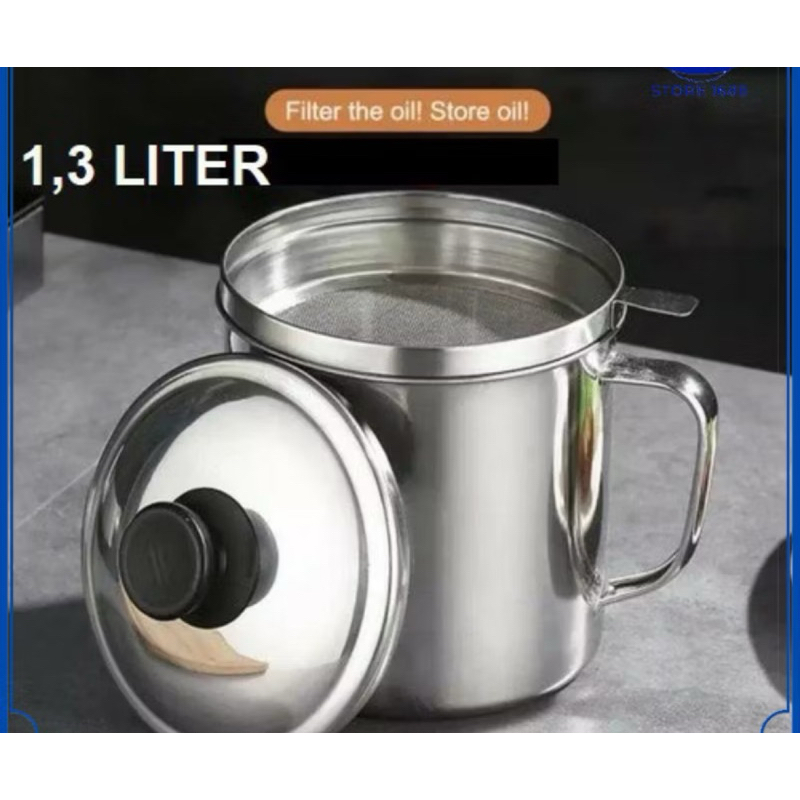 Jual Oil pot/wadah minyak 1,3 liter | Shopee Indonesia