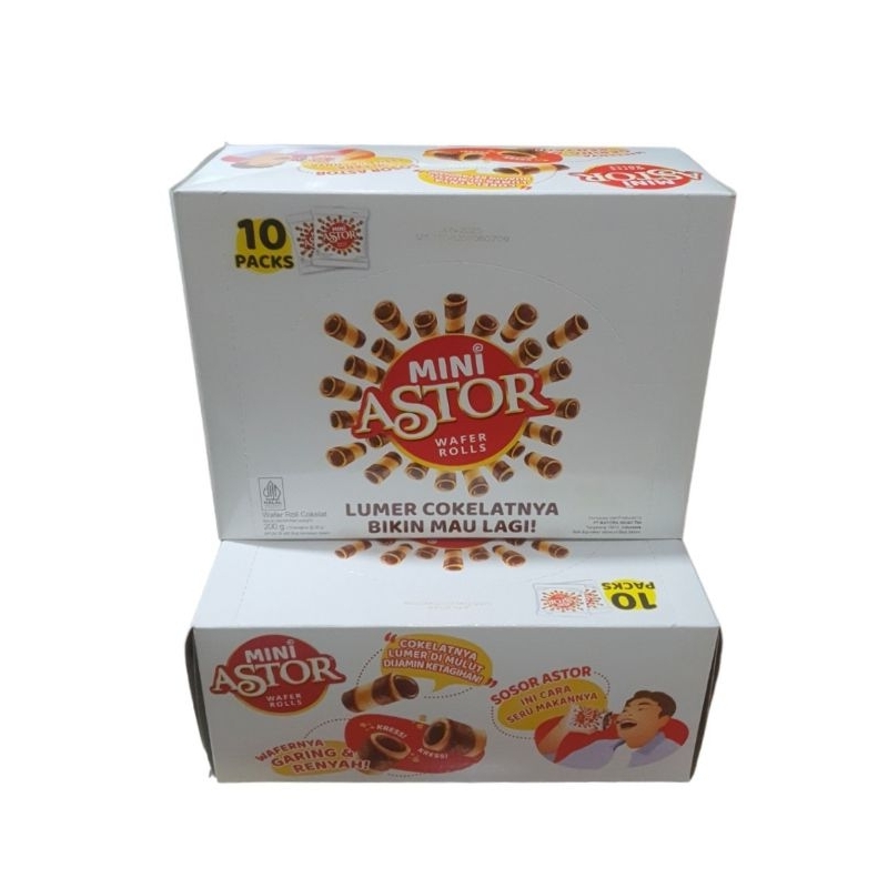 Jual Mini Astor / Astor Mini Box ( Sachets) / Wafer Roll Coklat ...