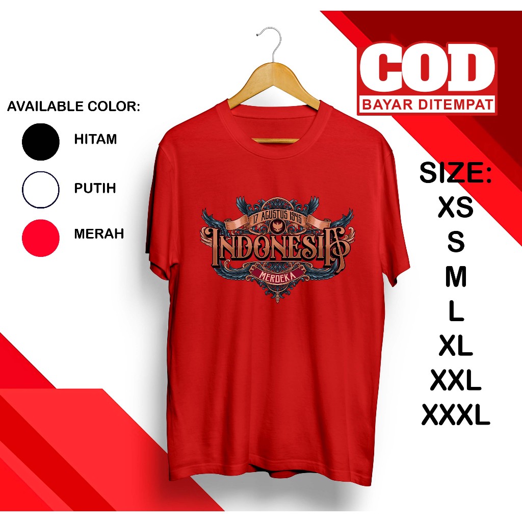 Jual BOSKU DISTRO | KAOS SPECIAL HUT RI TERBARU | KAOS KAOS DISTRO 17 ...