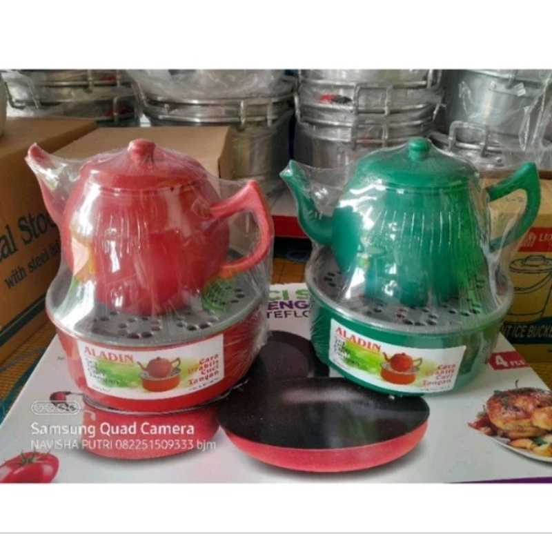 Jual Satu Set Teko Cuci Tangan / Kobokan Makan Teko Aladin / Ceret Cuci ...