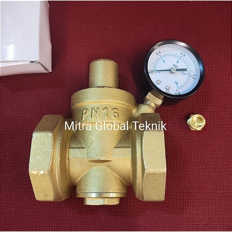 Jual PRV Kuningan PN16 Drat 3/4" Inch / DN20 ORI (Pressure Reducing ...