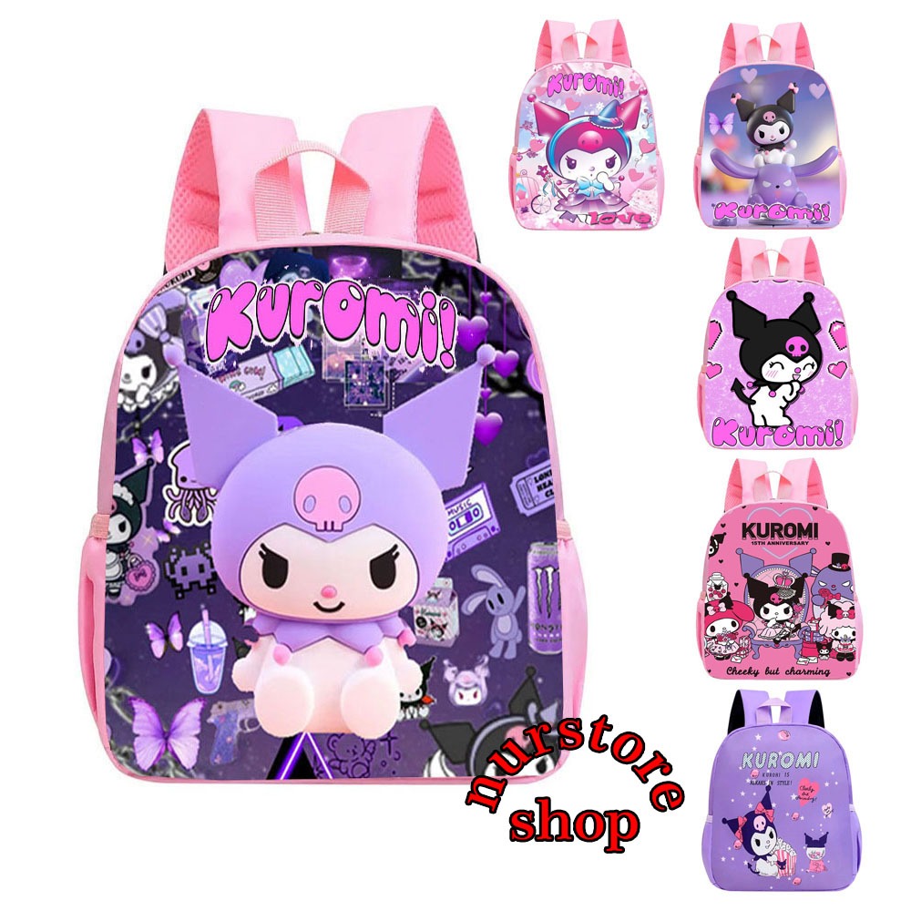 Jual NS103 - TAS KUROMI ANAK PEREMPUAN / TAS RANSEL SEKOLAH TK SD | Shopee Indonesia