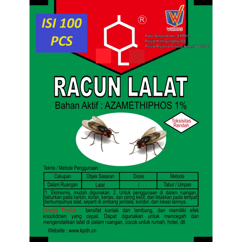 Jual GROSIR Obat Pembasmi Lalat / Racun Lalat WHIMAS 1RB Khusus Grosir ...