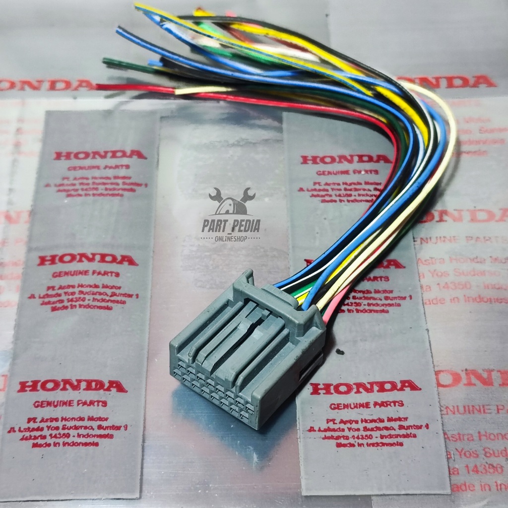 Jual Kabel soket speedometer soket spedo pin 16 honda vario 125 150 LED ...