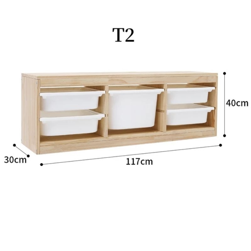 Jual Rak box kotak kayu tempat penyimpanan mainan anak unik dan ...