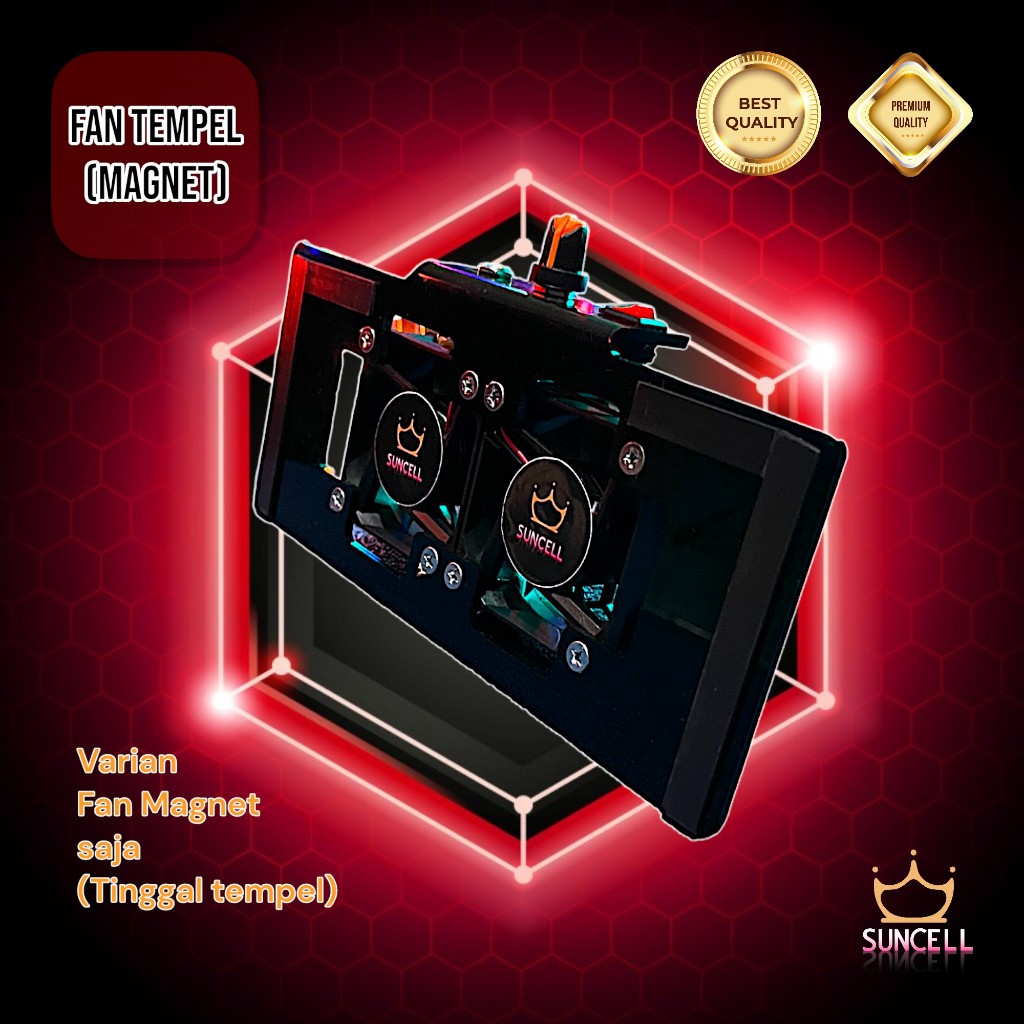 Jual kipas suncell Fan Tempel untuk laptop stand jamin adem dan silent | Shopee Indonesia