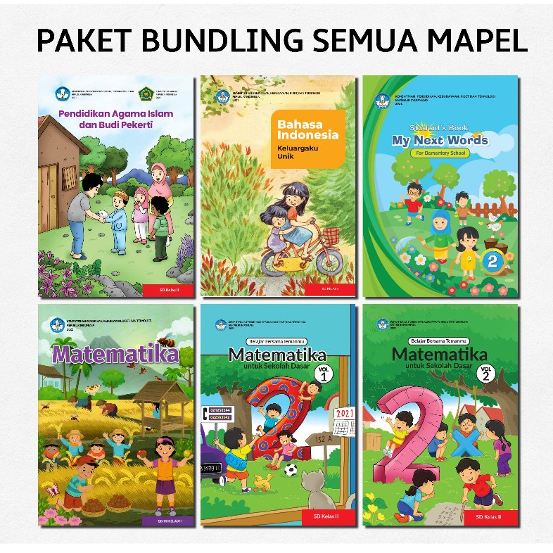 Jual (PAKET BUNDLING) BUKU KURIKULUM MERDEKA KELAS 2 (SET SEMUA MAPEL ...