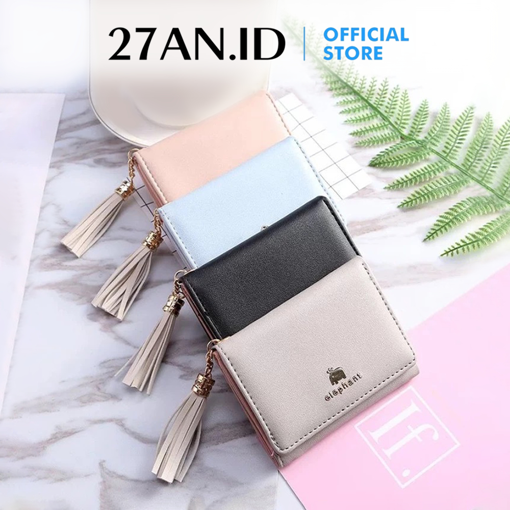 Jual (27AN.ID) Dompet Wanita L1004 / L1003 Dompet Lipat Wanita fashion Wallet trendy korea C11 ...