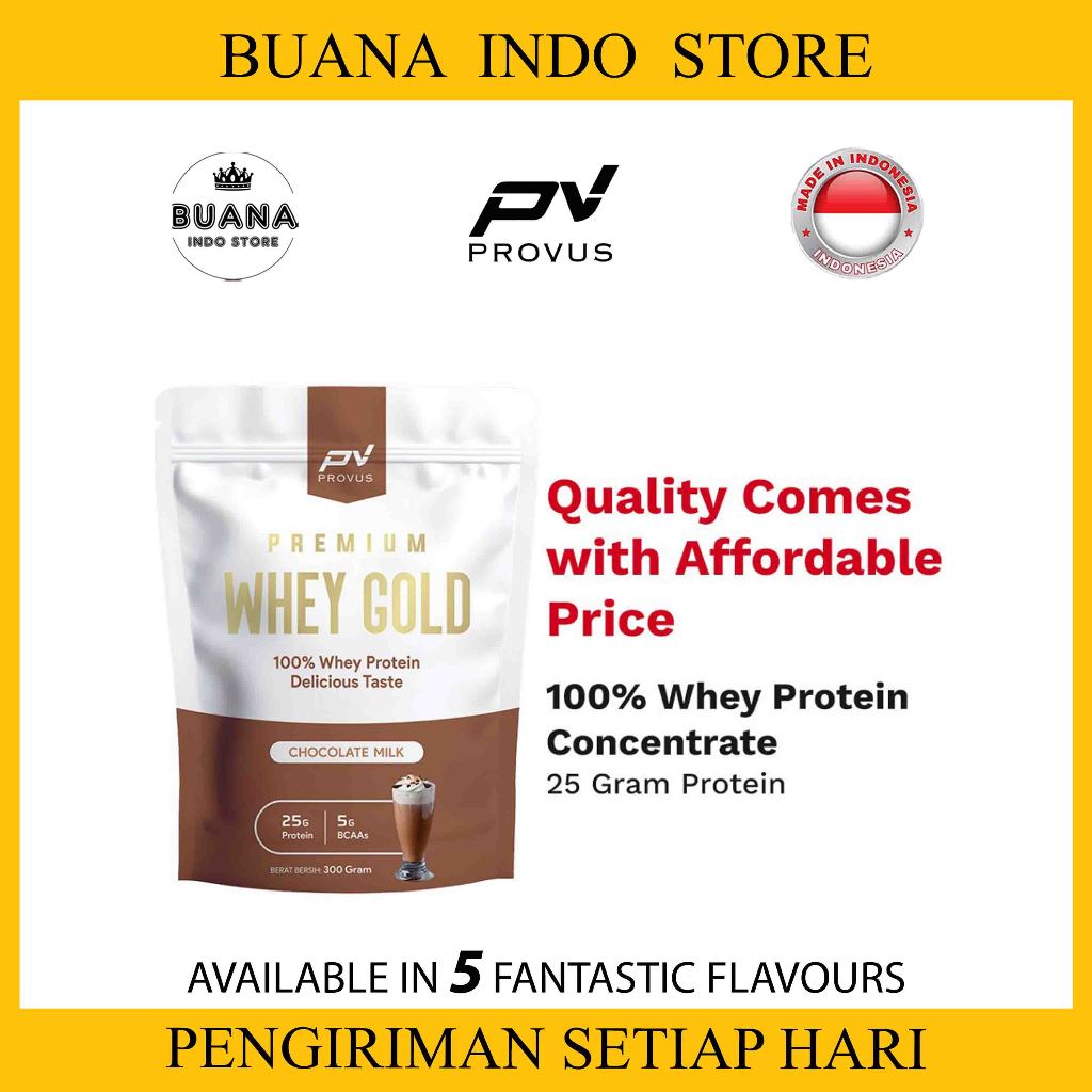 Jual Provus Premium Whey Gold 900gr - Suplemen Fitness Whey Protein ...