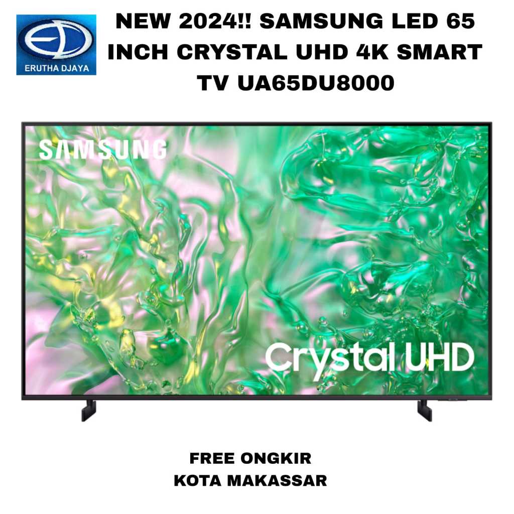 Jual SAMSUNG LED 65 INCH CRYSTAL UHD 4K SMART TV 65DU8000 | Shopee Indonesia
