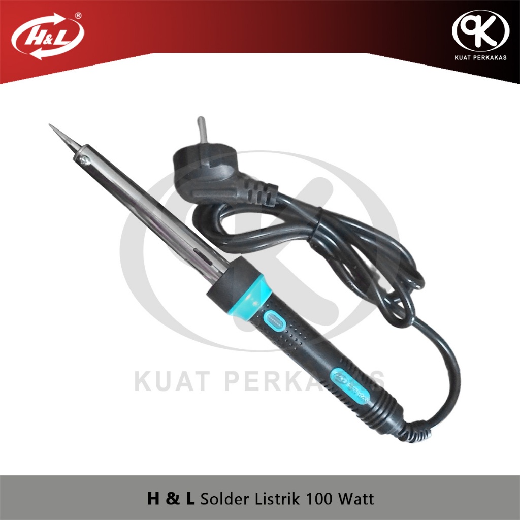 Jual Solder Listrik 100W H & L Soldering Iron Timah | Shopee Indonesia