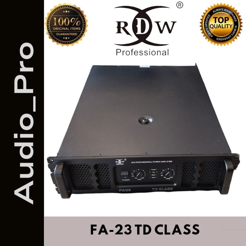 Jual POWER AMPLIFIER RDW FA-23 TD CLASS | Shopee Indonesia