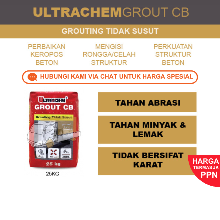 Jual Ultrachem Grout CB Grouting 25 kg | Shopee Indonesia