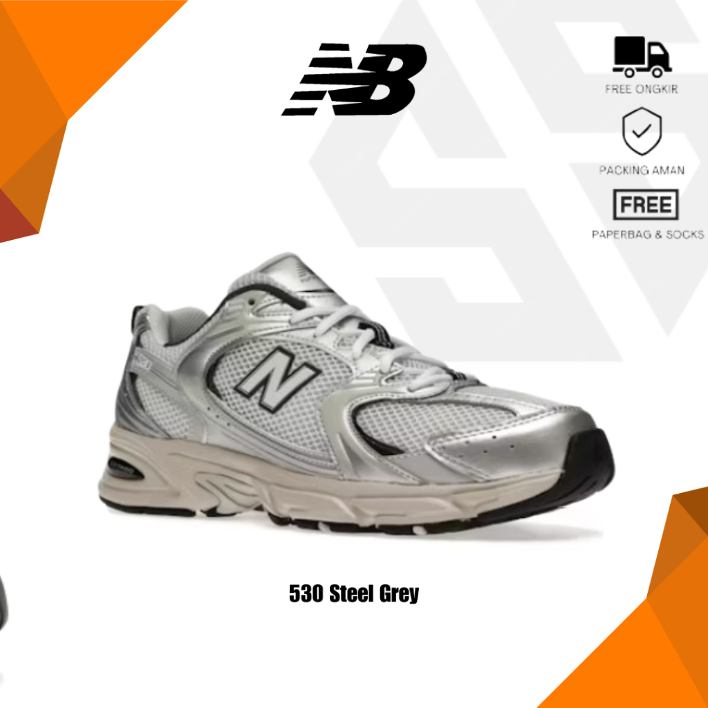 Jual Sepatu Running New Balance 530 Steel Grey Original BNIB | Shopee ...