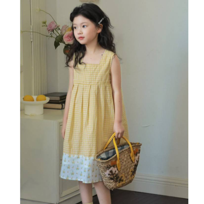 Jual Dress anak perempuan Gaun putri Dress kuning Terbaru import Korean ...