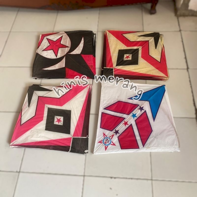Jual Layangan Sablon Cap Bunga Sukabumi | 100pcs | Shopee Indonesia